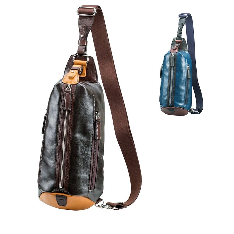 オリジナルベーシック ORIGINAL BASIC 帆布PU×レザーワンSD 豊岡鞄 ボディバッグ 558388 | ORIGINAL BASIC | KEUNA