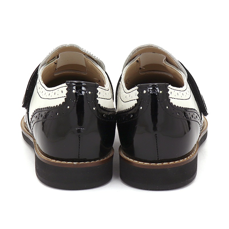 粋 iki キルトベルクロメダリオン スタンダードシリーズ レザーシューズ 革靴 26046 ブラックコンビ | 粋 iki | KEUNA