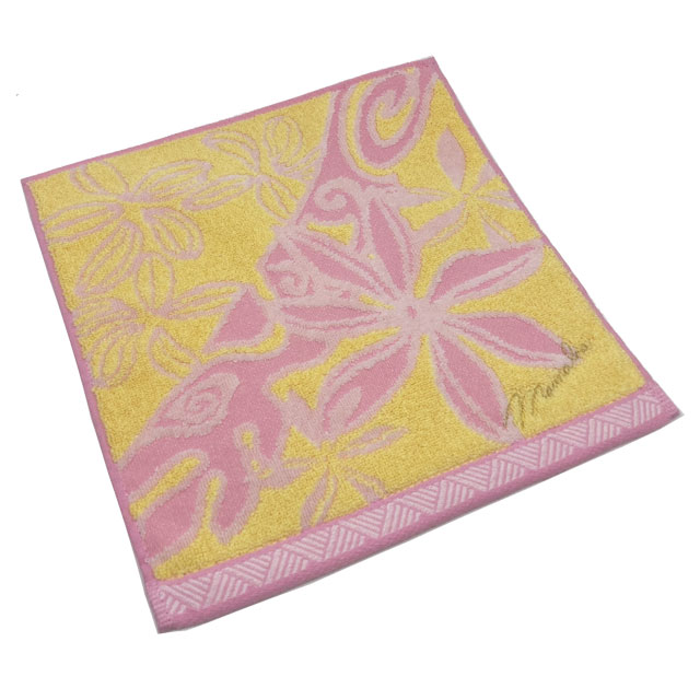 Maunaloa ティアレジャガード ハンカチ/イエロー/TW322 日用品,タオル,ハンドタオル ハンドタオル HawaiianShop ...