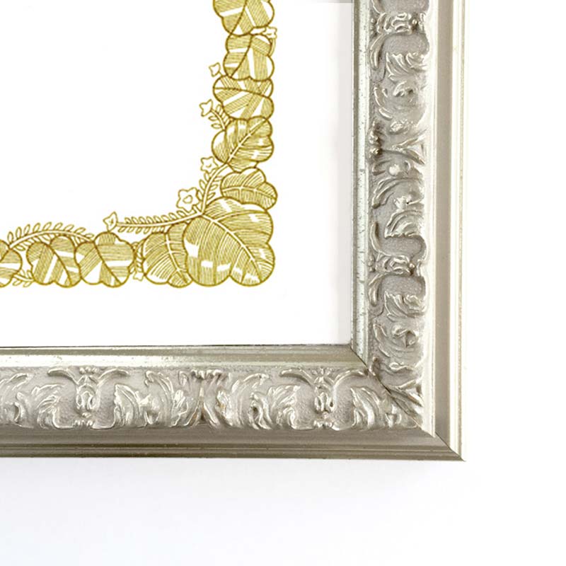 額縁「銀」A3｜京琳堂【ライオンズクラブ公認指定業者】