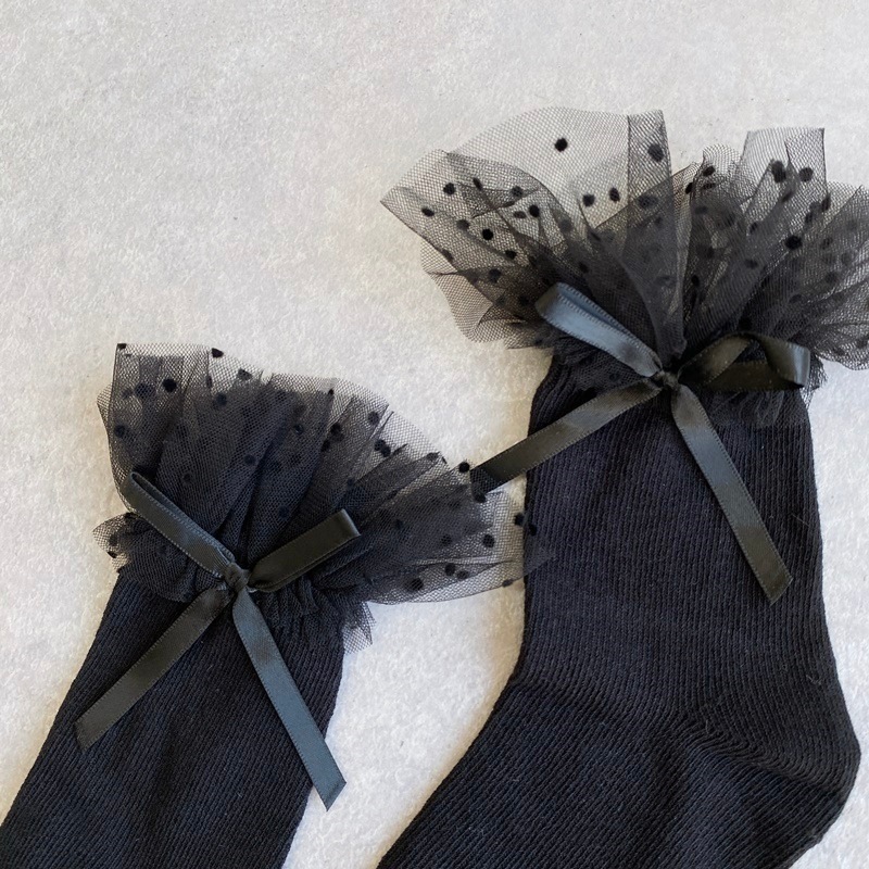 1/13 15時より販売開始 ドットチュール ソックス | キッズ,女の子,バッグ 帽子 小物 | Laulea