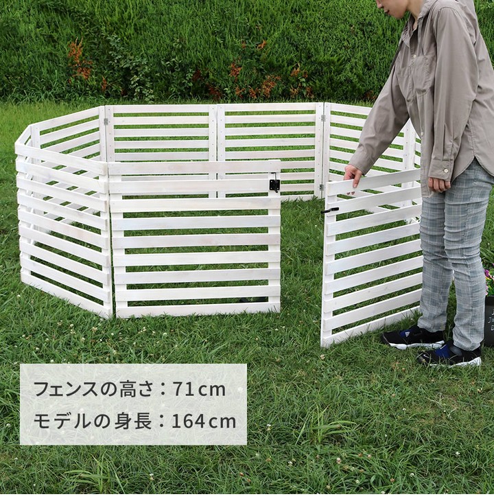 [オプション] ボーダーフェンス 木製 置くだけ ゲートセット 扉 グレー (WF-YKG-GRY) 折り畳めるウッドフェンス ※北海道+1500円 │ ウッドデッキ専門店リーベ