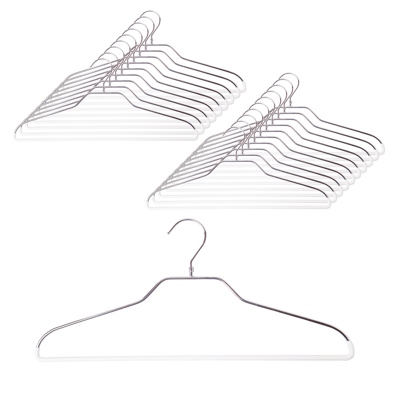 オプティクローム シルエットバー41 20P ホワイト | ドイツ製マワハンガー 公式オンラインショップ - MAWA