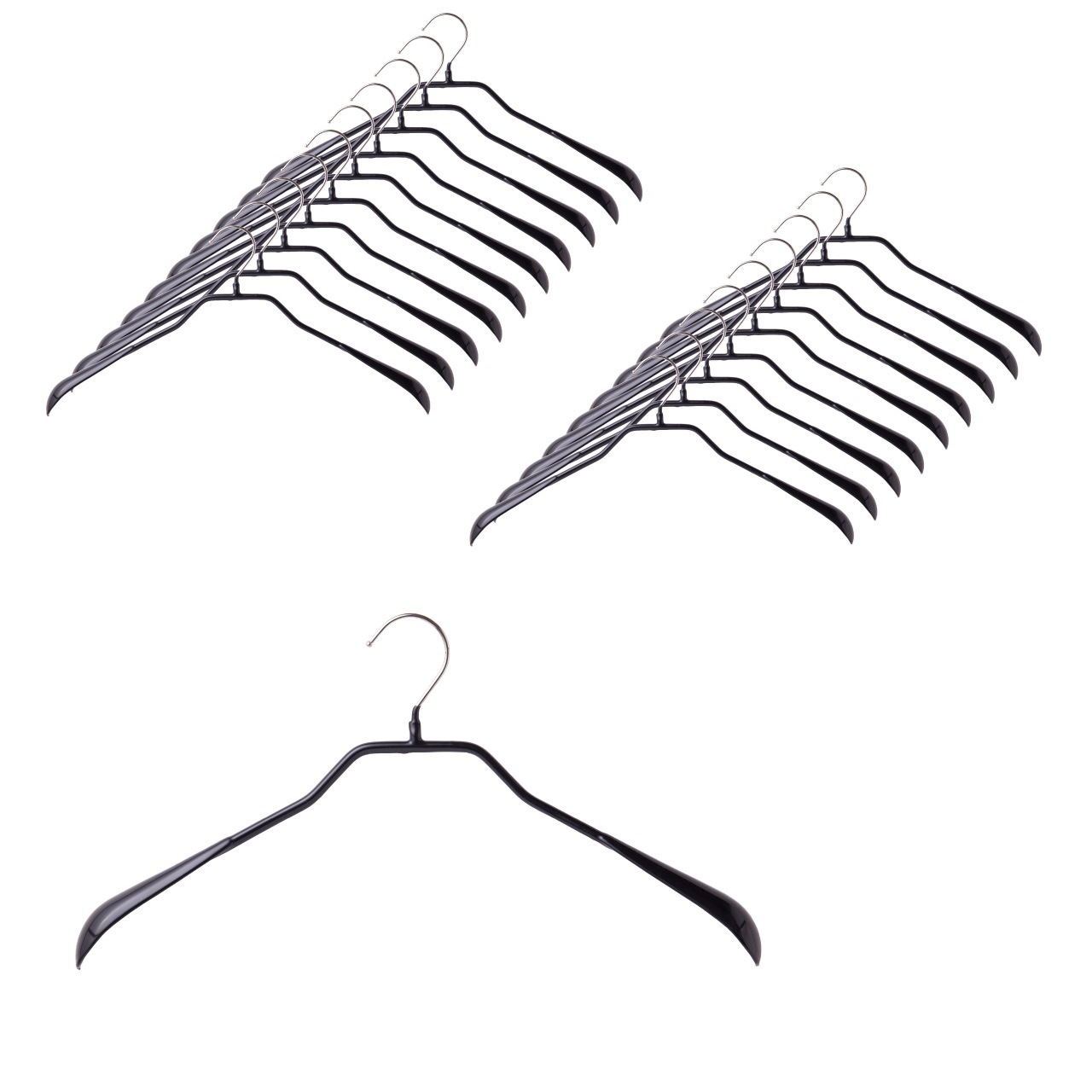 ボディーフォーム42 20P ブラック | ドイツ製マワハンガー 公式オンラインショップ - MAWA