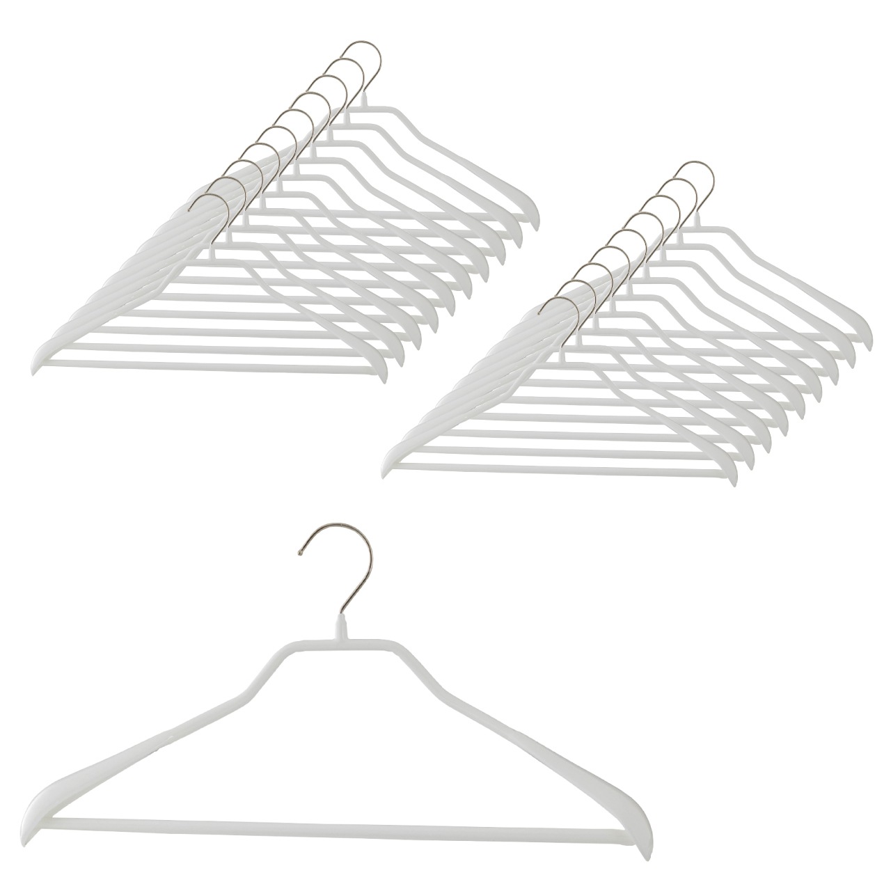 ボディーフォームバー42 20P ホワイト | ドイツ製マワハンガー 公式オンラインショップ - MAWA