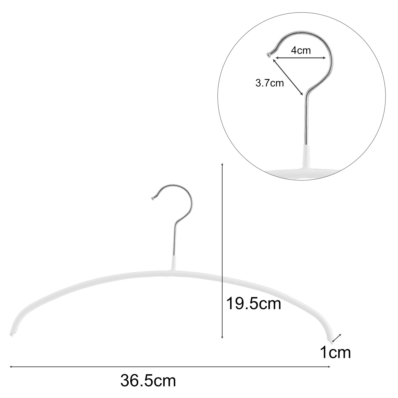 エコノミック36 20P ホワイト | ドイツ製マワハンガー 公式オンラインショップ - MAWA