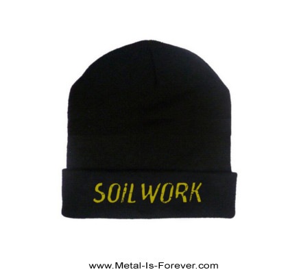 SOILWORK -ソイルワーク- GOLD LOGO 「ゴールド・ロゴ」 ニットキャップ｜メタルTシャツ専門店 METAL IS FOREVER
