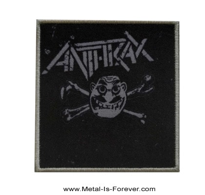 ANTHRAX (アンスラックス) Cross Bones 「クロス・ボーンズ」 アイロン・ワッペン｜メタルTシャツ専門店 METAL IS ...