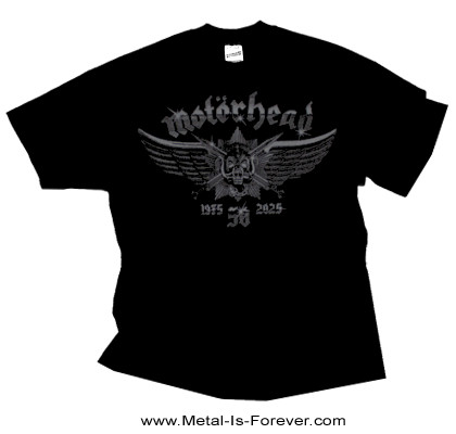 MOTORHEAD (モーターヘッド) 50 Years Wings Badge 「50周年・ウイング・バッジ」 Tシャツ｜メタルTシャツ専門 ...