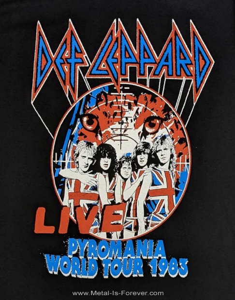 DEF LEPPARD (デフ・レパード) Pyromania World Tour 1983 「炎のターゲット・ワールド・ツアー・1983 ...