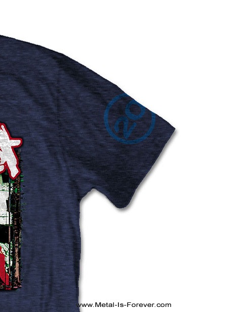 SLIPKNOT (スリップノット) RED JUMP SUITS 「レッド・ジャンプ・スーツ」 Tシャツ（ネイビー・ブルー）｜メタルTシャツ ...