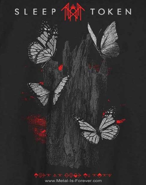 SLEEP TOKEN (スリープ・トークン) Butterflies 「バタフライズ」 Tシャツ｜メタルTシャツ専門店 METAL IS ...