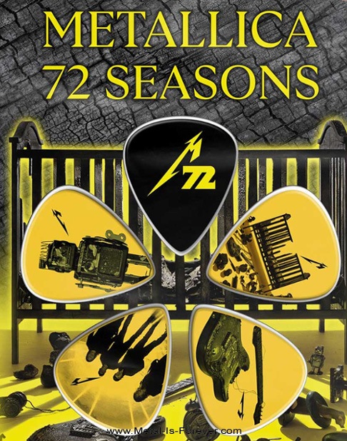 METALLICA (メタリカ) 72 Seasons 「72シーズンズ」 ピック･セット｜メタルTシャツ専門店 METAL IS FOREVER