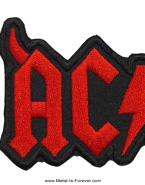 AC/DC (エーシー・ディーシー) Horns Logo 「ホーンズ・ロゴ」 ワッペン｜メタルTシャツ専門店 METAL IS FOREVER