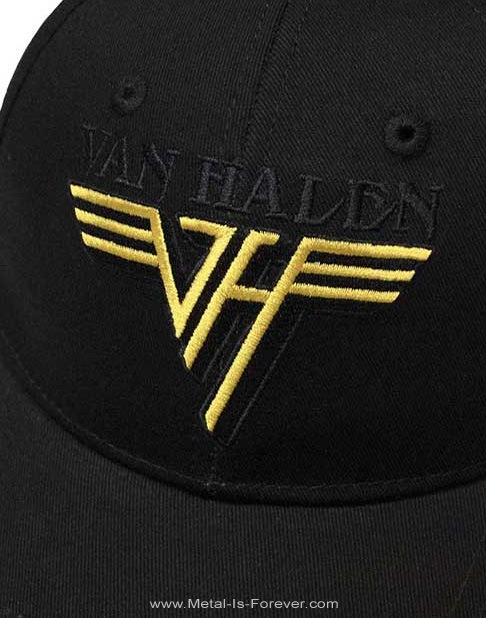 VAN HALEN (ヴァン・ヘイレン) Text & Yellow Logo 「テキスト・アンド･イエロー･ロゴ」 ベースボールキャップ｜メタルTシャツ専門店 METAL IS FOREVER
