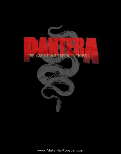 PANTERA -パンテラ- GST SNAKE SILHOUETTE 「GST・スネーク・シルエット」 Tシャツ | メタルTシャツショップ ...