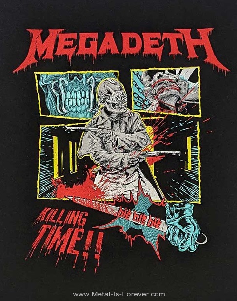 MEGADETH (メガデス) Killing Time 「キリング･タイム」 Tシャツ｜メタルTシャツ専門店 METAL IS FOREVER