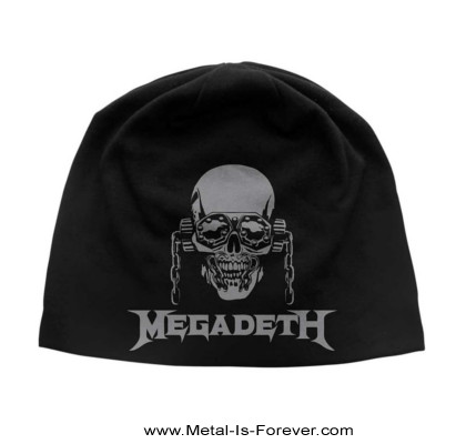 MEGADETH (メガデス) Vic Rattlehead / Logo 「ヴィック・ラトルヘッド / ロゴ」 ニットキャップ（薄手 ...