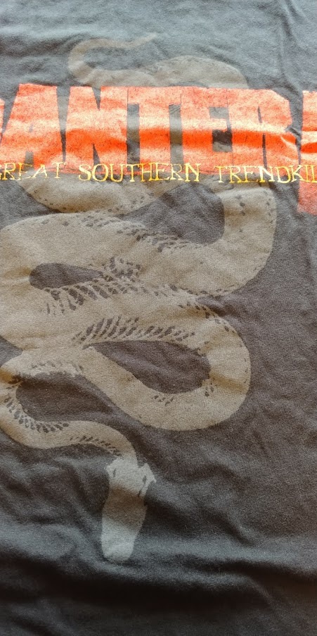【在庫有り】PANTERA (パンテラ) GST SNAKE SILHOUETTE 「GST・スネーク・シルエット」 Tシャツ Lサイズ ...