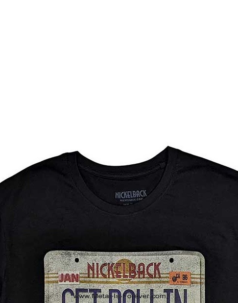NICKELBACK (ニッケルバック) License Plate 「ライセンス･プレート」 Tシャツ｜メタルTシャツ専門店 METAL ...