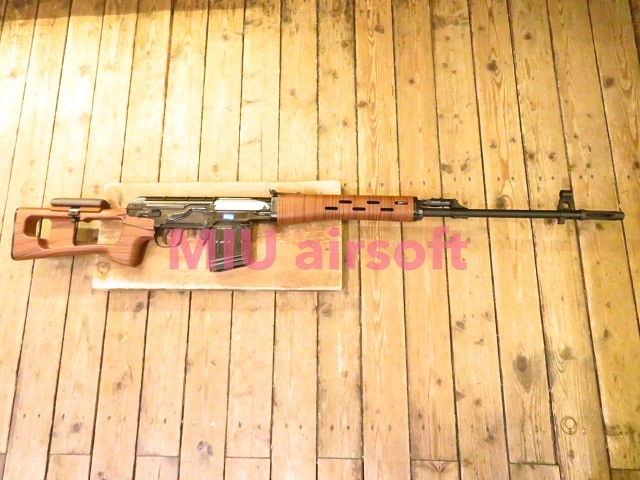 WE SVD ﾄﾞﾗｸﾞﾉﾌ ｶﾞｽﾌﾞﾛｰﾊﾞｯｸ 木目調ｽﾄｯｸ ｱﾙﾐﾚｼｰﾊﾞｰ | メーカー別,WE | MIU AIRSOFT