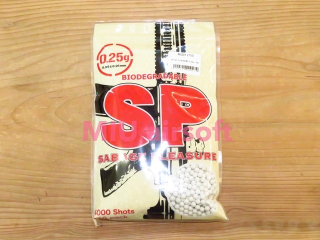 SP SPﾊﾞｲｵBB弾 0.25g 1㎏ | メーカー別,SP | MIU AIRSOFT