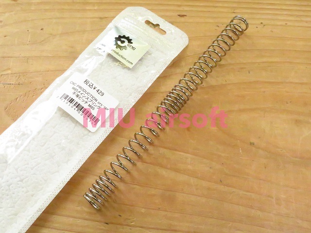 CNC PRODUCTION ﾒｲﾝｽﾌﾟﾘﾝｸﾞ 不等ﾋﾟｯﾁ M85 | メーカー別,CNC Production | MIU AIRSOFT