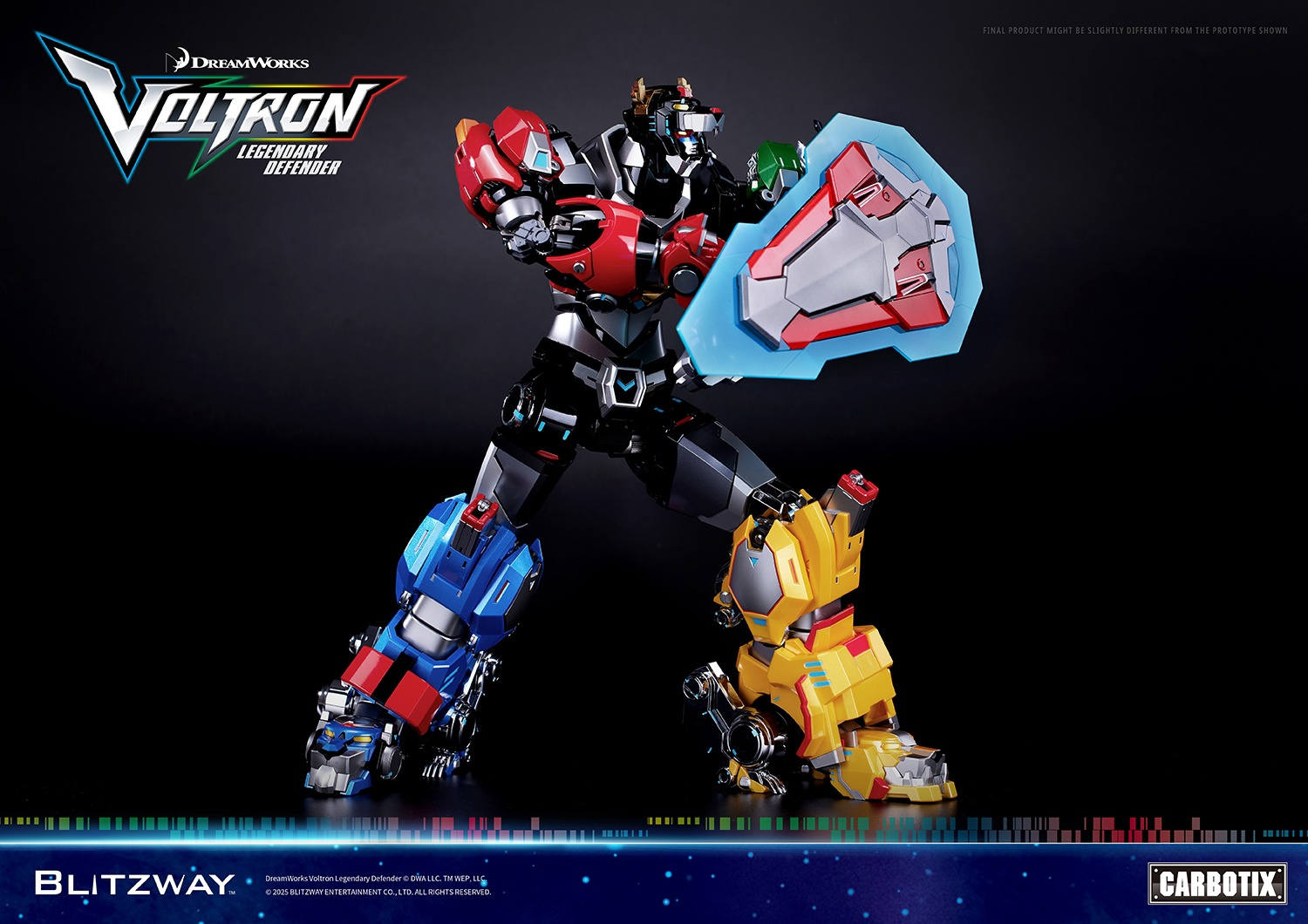 予約 BLITZWAY Carbotixシリーズ ヴォルトロン レジェンダリー ディフェンダー BW-CA-11302 Voltron: Legendary Defender ...