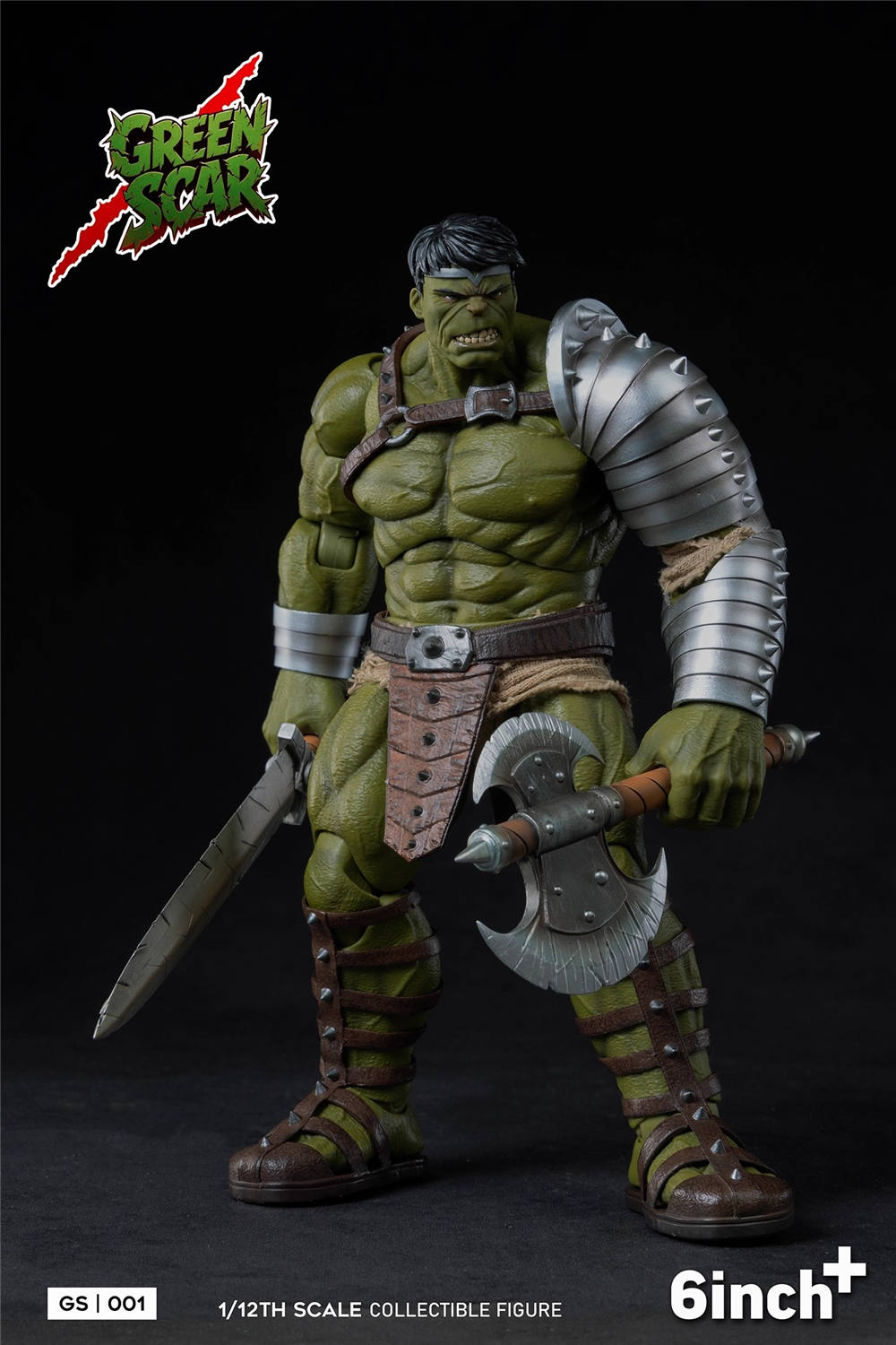 予約 6inchplus 1/12 グリーンスカー GS001 Greenscar Action Figure アクション フィギュア | 6inchplus | 模玩堂 MOGANDOU