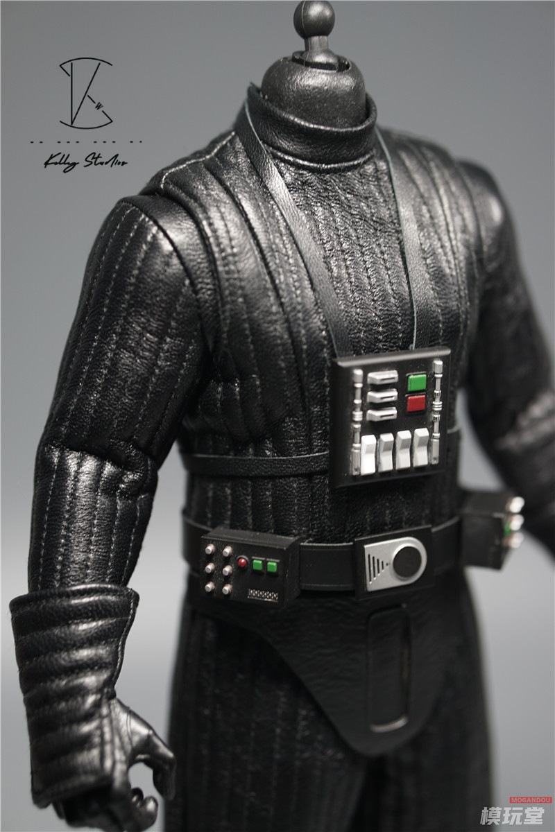 予約 Kelly Studio 1/6 ホットトイズ スター・ウォーズ ダース・ベイダー 専用 本革製 コスチュームセット KS-100 ...
