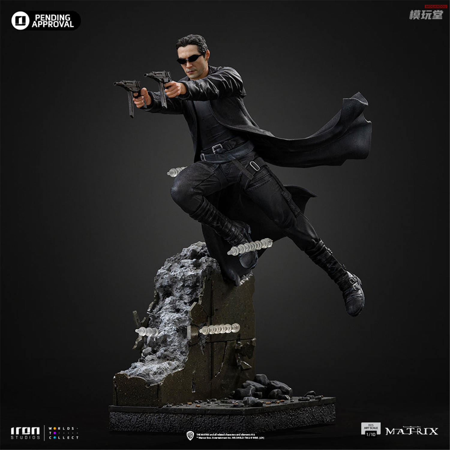 予約 Iron Studios 1/10 『マトリックス』 ネオ MATRIX128425-10 BDS Art Matrix - Neo Statue スタチュー | Iron ...