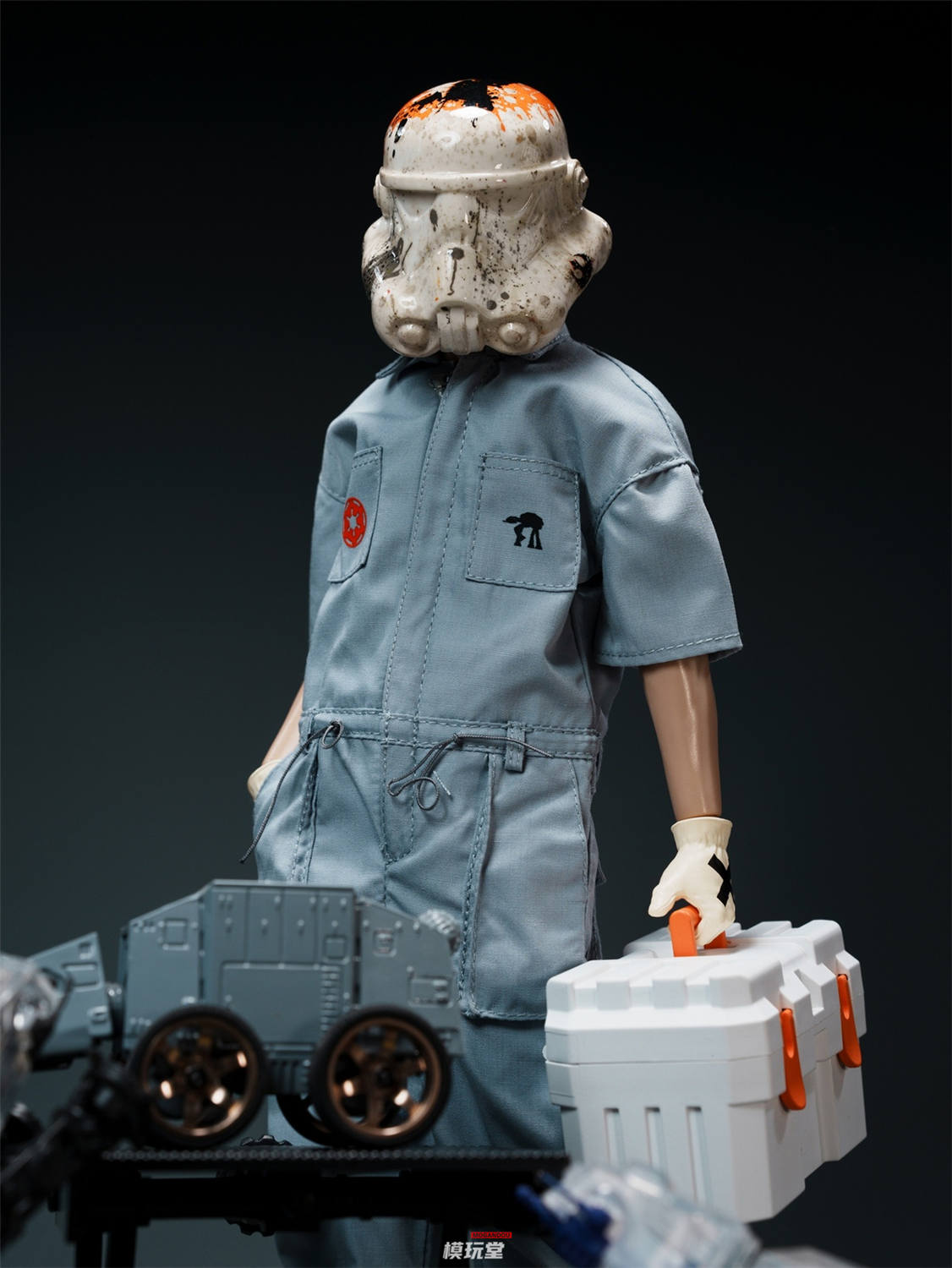 予約 trickyMan12 1/6 STOPWARS Pt.8-12 Atmosphere Trooper Carrier case with tools set FB-10145 ...