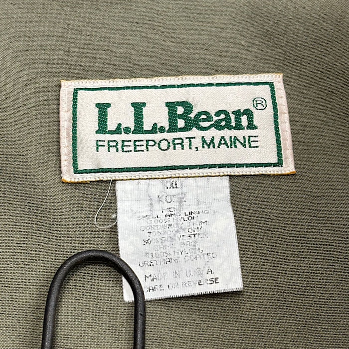 80's L.L.BEAN HALF MOON HUNTING JACKET KHAKI/XXL | 【USED.VINTAGE】,OUTER ...