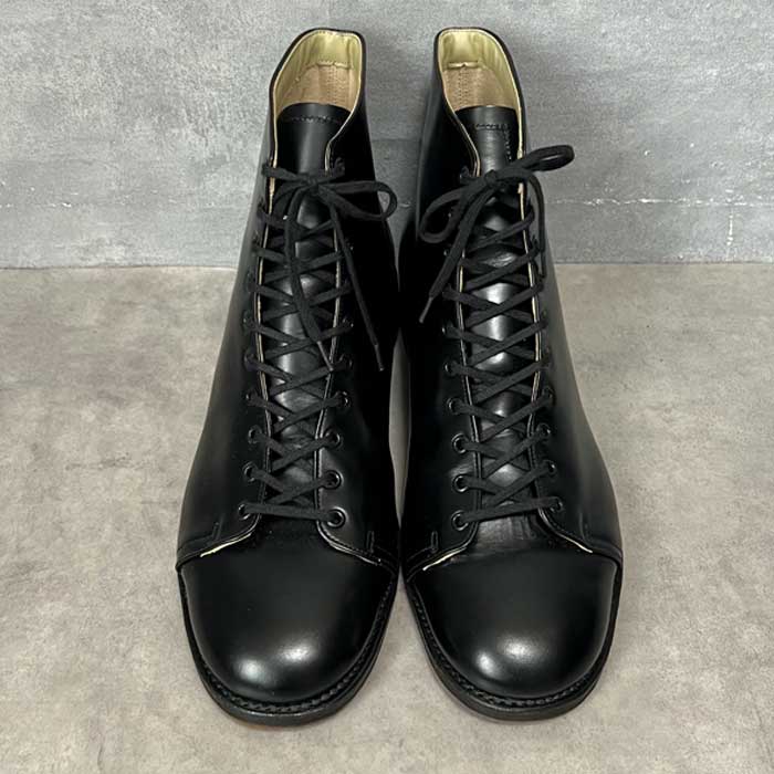 70'S TARSO SHOES by MARKELL 10 EYELET LEATHER BOOTS DEAD STOCK Made in ...