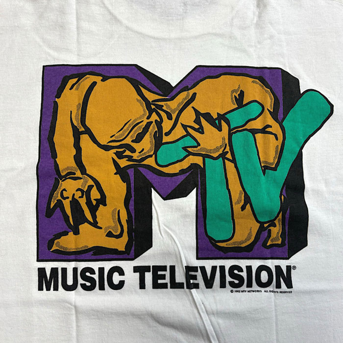 90's MTV T-Shirts Made in USA WHT/L 90年代 MTV Tシャツ アメリカ製 | 【USED.VINTAGE】,TOPS | NAVIE STORE