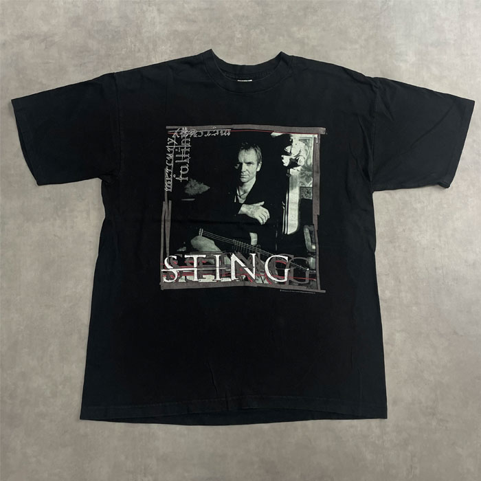 90's STING TOUR T-Shirts Made in USA 90年代 スティング ツアー Tシャツ/L | 【USED.VINTAGE】 | NAVIE STORE