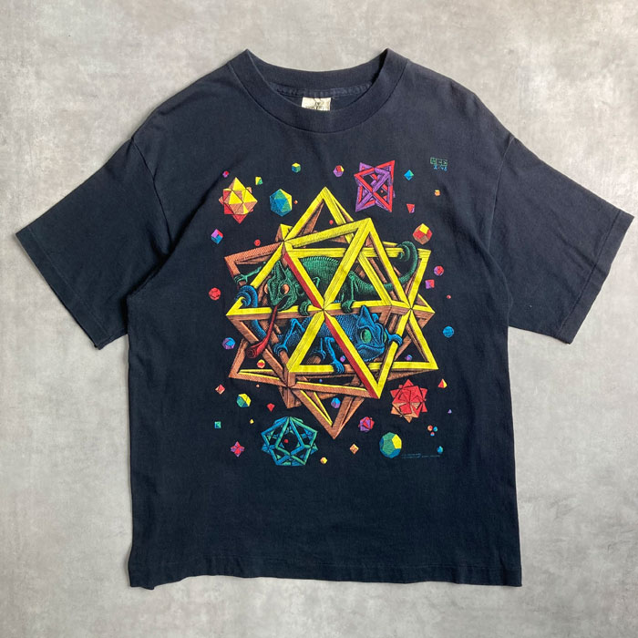 90's M.C. ESCHER T-Shirts Made in USA/M 90年代 エッシャー Tシャツ | 【USED.VINTAGE】 | NAVIE STORE