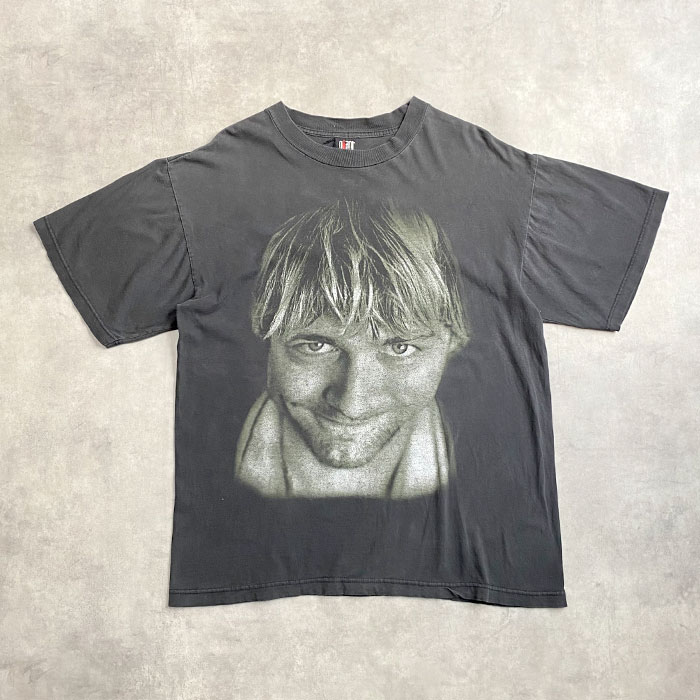 90's GIANT "KURT COBAIN" MEMORIAL T-Shirts BLACK/L 90年代 カートコバーン ヴィンテージ Tシャツ | 【USED.VINTAGE ...