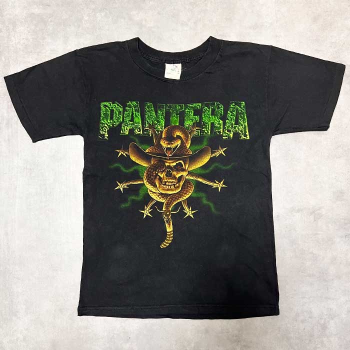 90's PANTERA SNAKE SKULL T-Shirt 90年代 パンテラ スネーク スカル Tシャツ/BLACK | 【USED ...