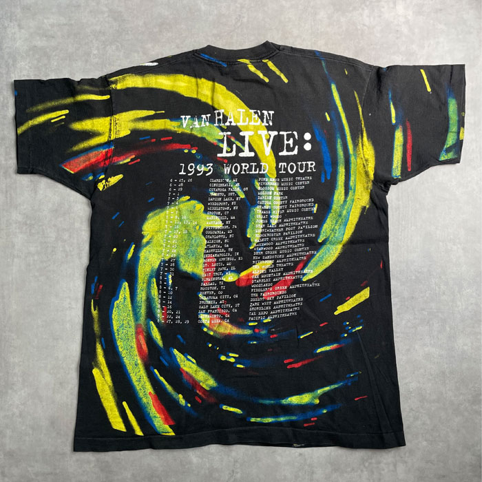 90's VAN HALEN Tour T-Shirt Made in USA 90年代 ヴァン ヘイレン ツアー Tシャツ/BLACK | 【USED.VINTAGE】 | NAVIE STORE