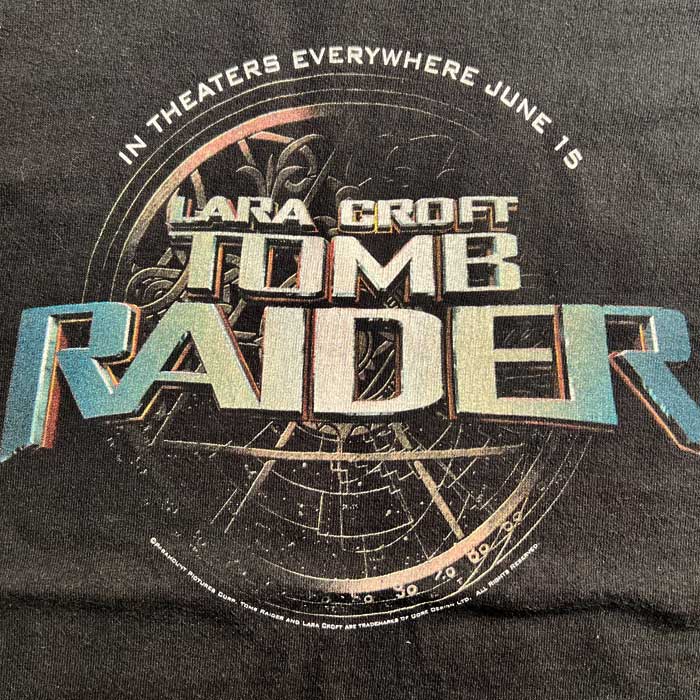00's LARA CROFT TOMB RAIDER TACO BELL PROMO MOVIE T-Shirts 00年代 ララ・クロフト ...