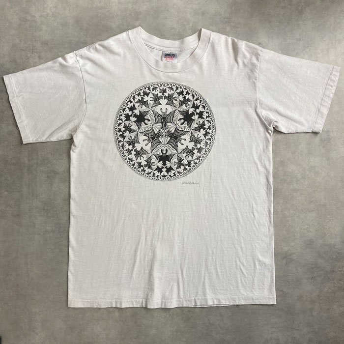 90's ONIETA Esher T-shirts Made in USA/XL 90年代 オニータ エッシャー Tシャツ | 【USED.VINTAGE】 | NAVIE STORE