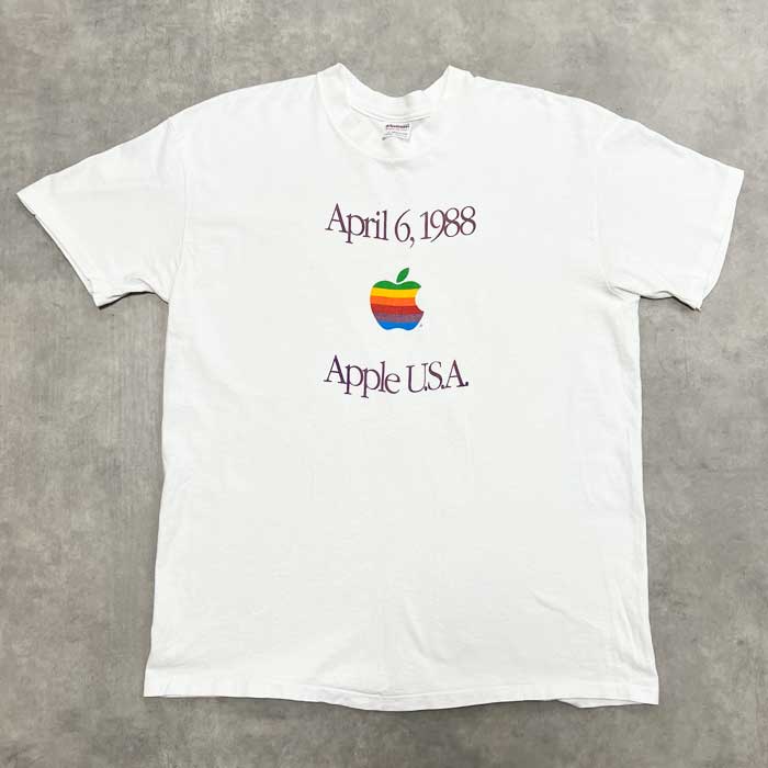 80's APPLE MACINTOSH PROMOTION T-SHIRTS WHITE/XL Made in USA | 【USED.VINTAGE】,TOPS | NAVIE STORE
