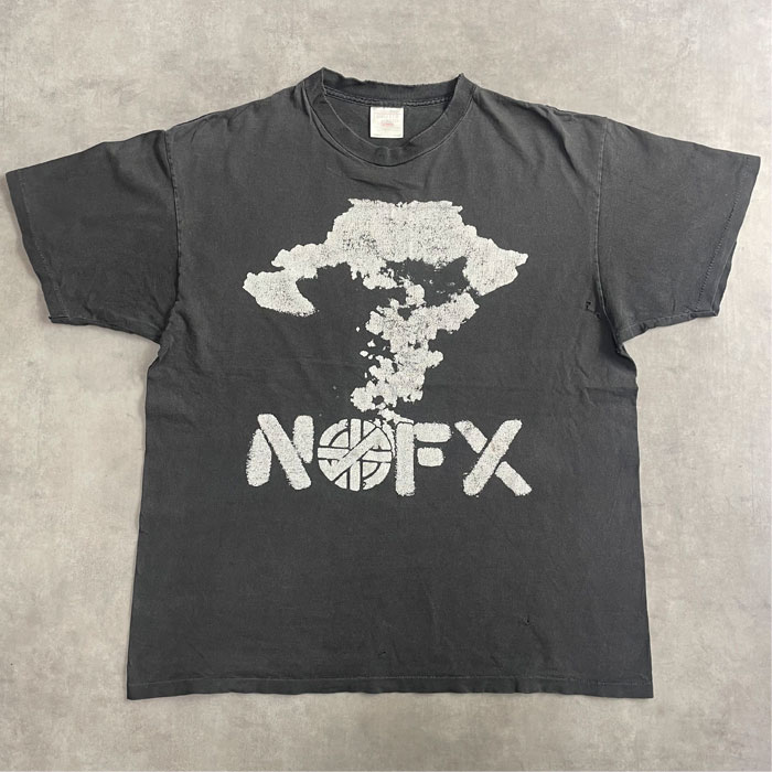 90's NOFX ATOMIC BOMB CRASS LOGO T-Shirts 90年代 ノーエフエックス アトミックボム クラス ロゴ Tシャツ/XL | 【USED.VINTAGE ...