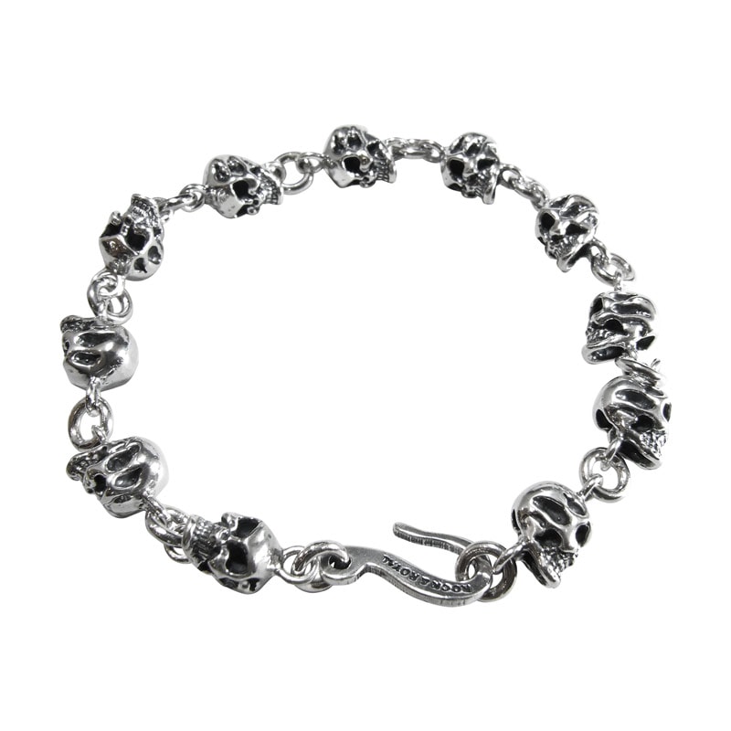 SKULL CHAIN | ブレスレット,シルバー | ロイヤルオーダー オンラインショップ