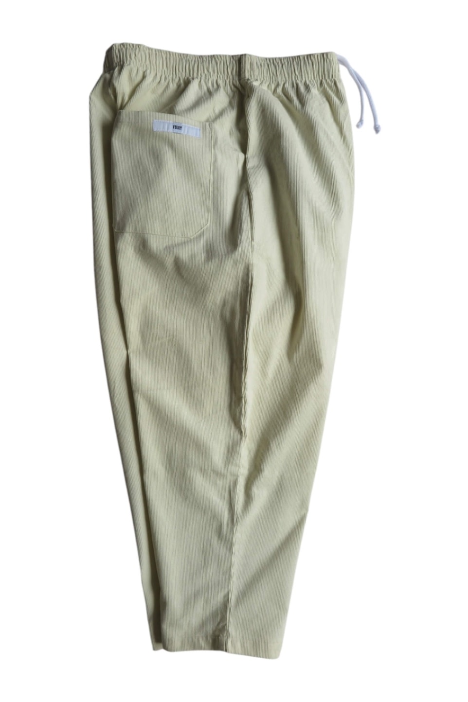 SUNDAY PANTS-CORDUROY IVORY | ORIGINALS,SUNDAY PANTS | VOIRY STORE