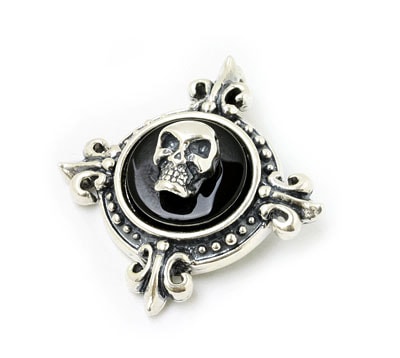 ロイヤルオーダー 【本国オーダー・受注生産】ROUND FRAME ONYX w/ SKULL 詳細ページ 【公式】ロイヤルオーダーストア