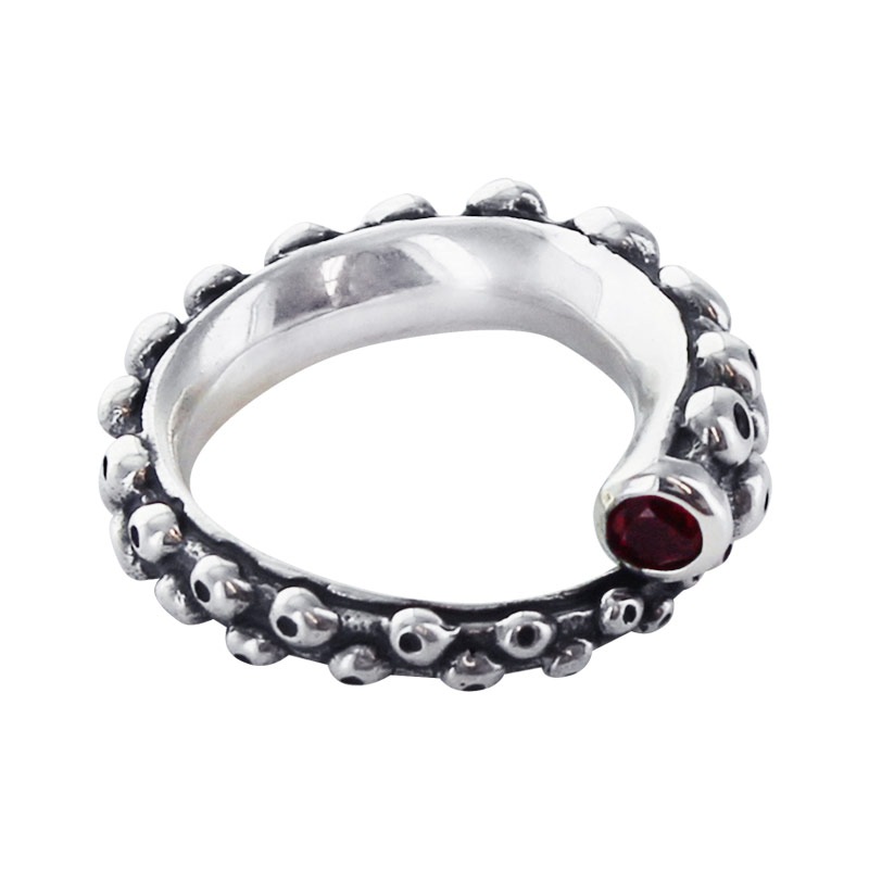 OCTO WRAP RING WITH FACETED | リング | トラヴィスワーカーオンラインショップ