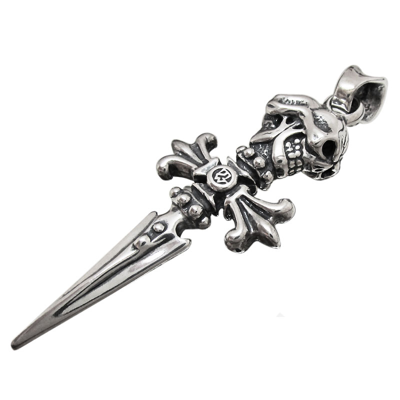 DOUBLE SKULL CROSS DAGGER PENDANT | ペンダント | トラヴィスワーカーオンラインショップ