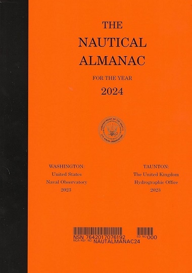 The Nautical Almanac For The Year 2024｜OVISS Web Shop(オーヴィスウェッブショップ)